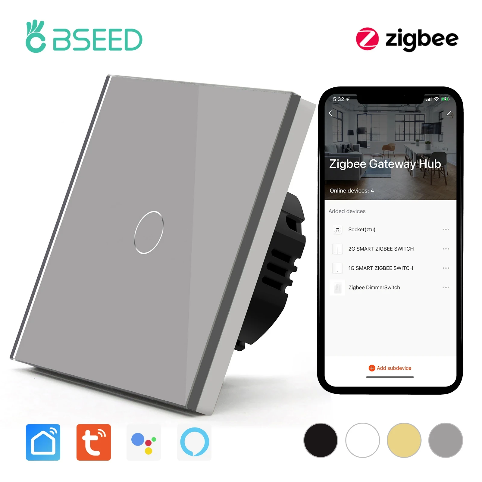 BSEED-interruptores-t-ctiles-Zigbee-1-2-3-entradas-1-v-a-Control-inal ...