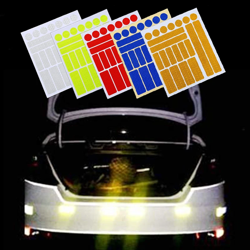 Car-Motorcycle-Reflective-Stickers-Night-Safty-Warning-Reflector-Film ...