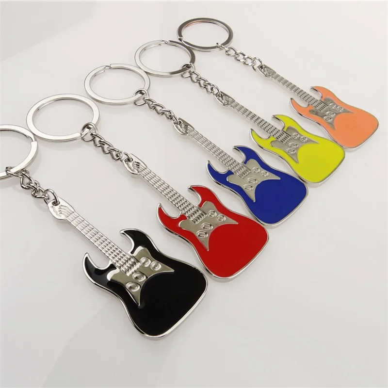 Hot-Muscial-Guitar-keychains-new-Colorful-men-women-gift-Key-Chain ...
