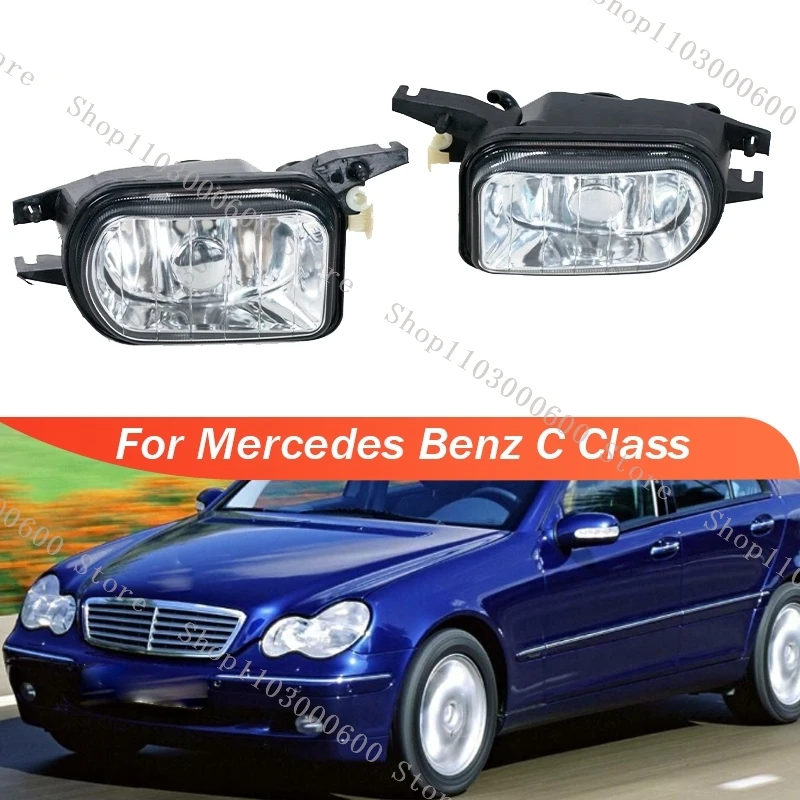 Car Front Fog Light Foglamp Brake Lamp For Mercedes Benz C Class W203 ...