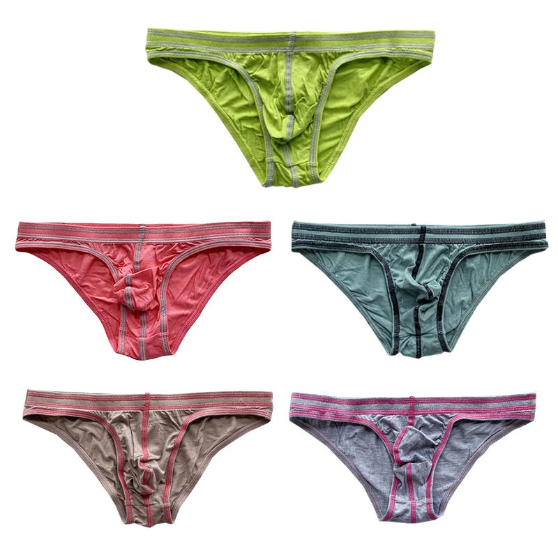 Men's G-string Briefs Breathable Thong Panties Low Waist Underpanties ...