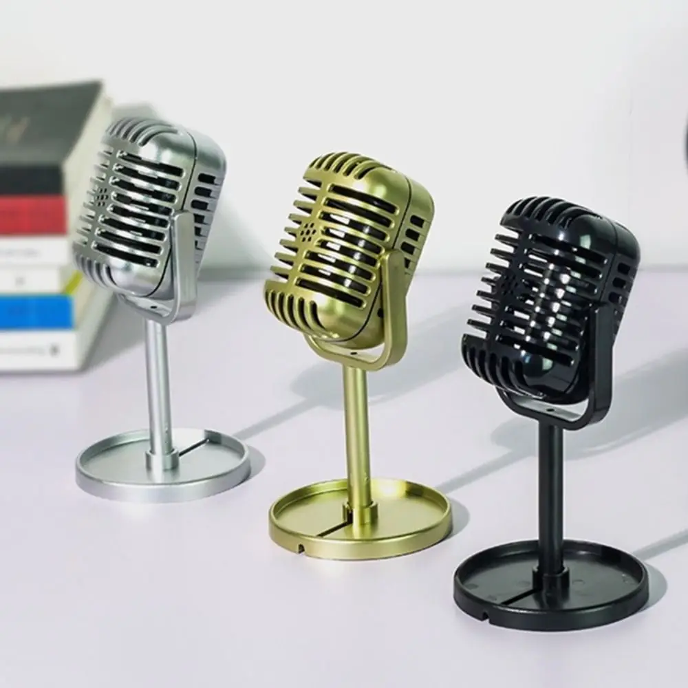 Accesorios-de-simulaci-n-de-micr-fono-Retro-miniaturas-de-micr-fono ...