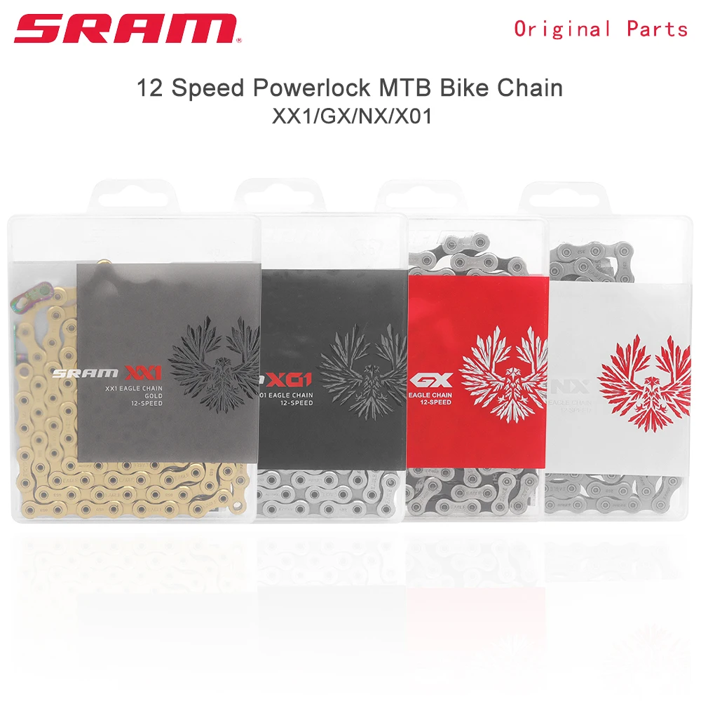 SRAM-12-Speed-Power-Chain-for-MTB-Bike-NX-GX-X01-XX1-Golden-Powerlonk ...