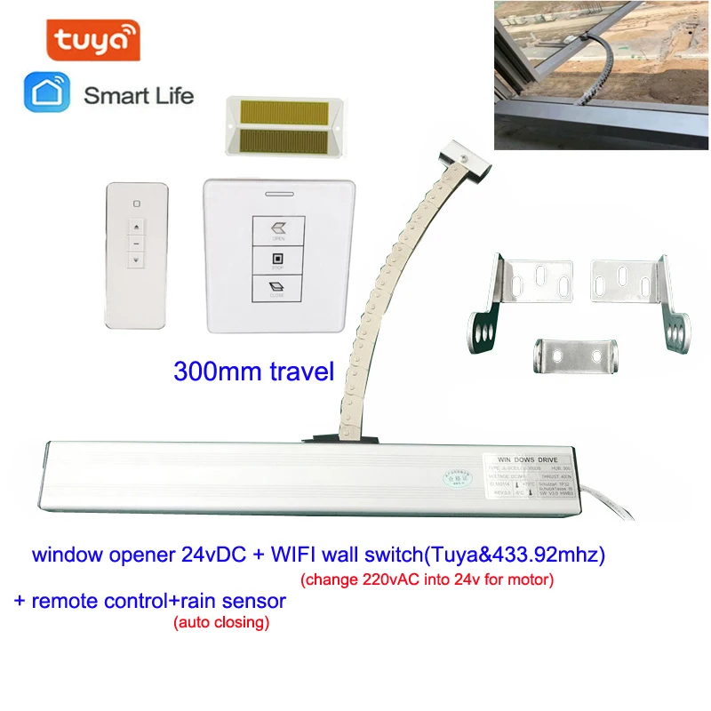 AC OR DC Motorized Window Actuator Velux Window Opener OR, 51% OFF