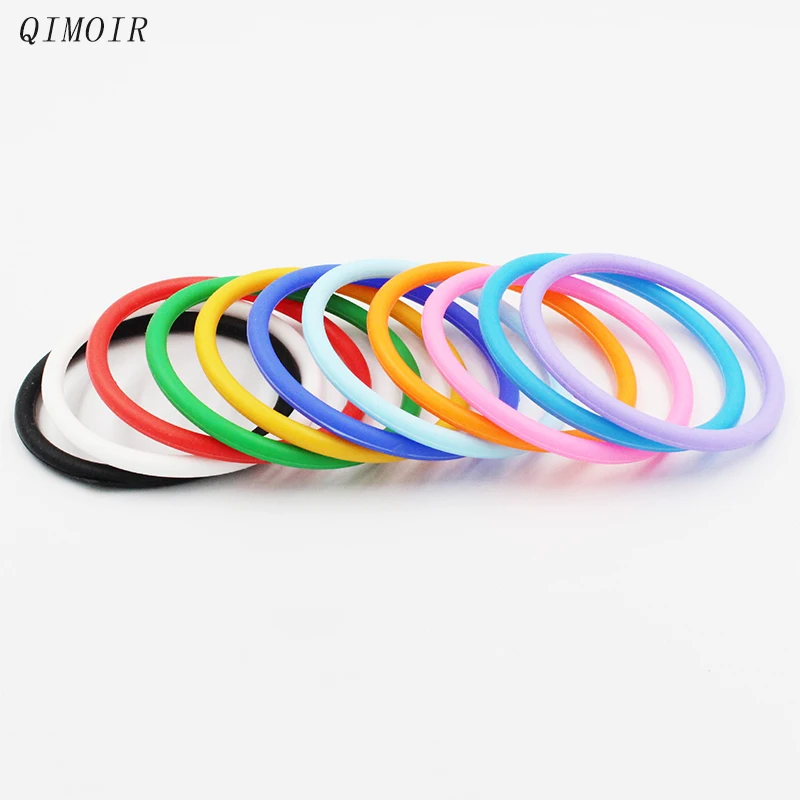 Multi-Color-Silicone-Bangles-For-Women-Stretch-Bracelet-Bohemia ...