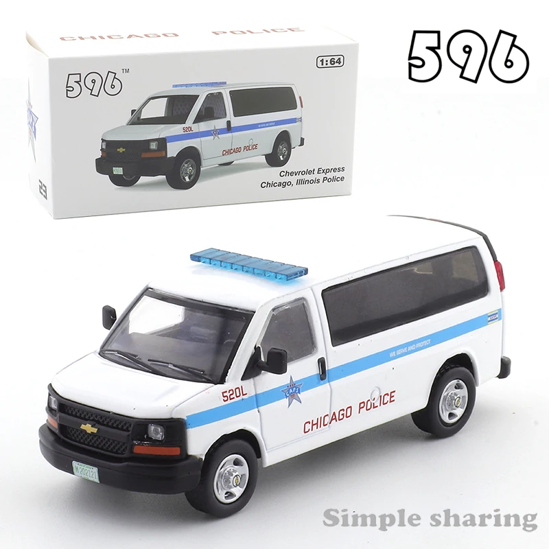 596-1-64-Alloy-Die-Cast-Car-Model-Chevrolet-Tahoe-Van-Chicago-VAN ...