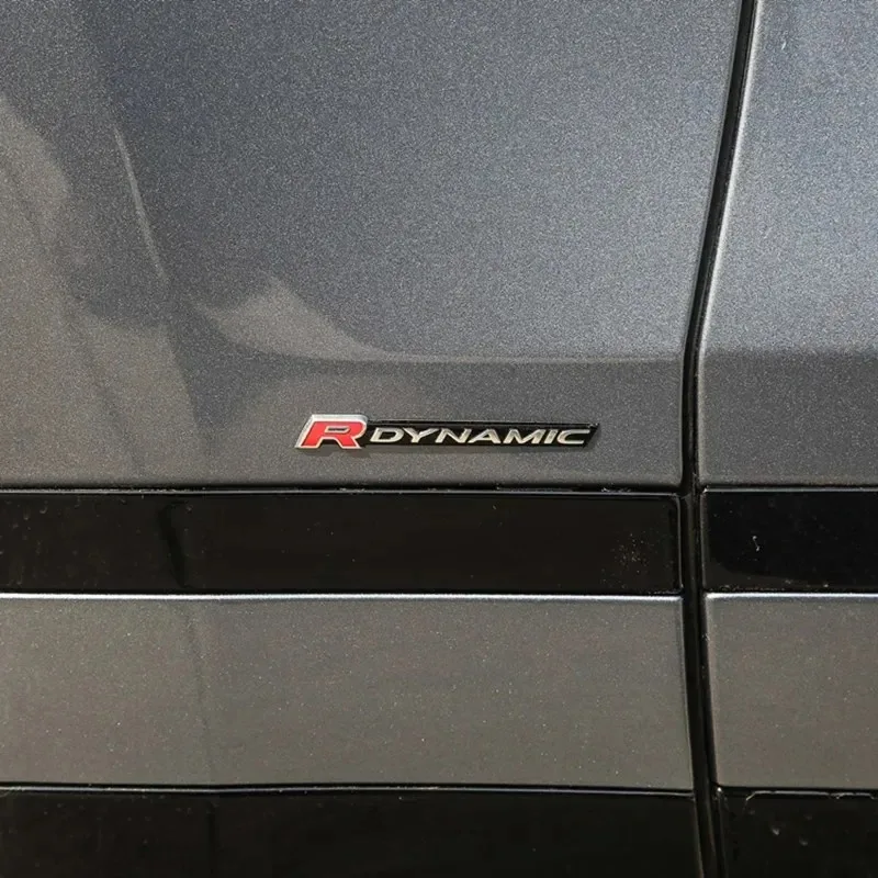 3D Metal R DYNAMIC Logo Fender Door Emblem Badge Sticker For Land Range ...