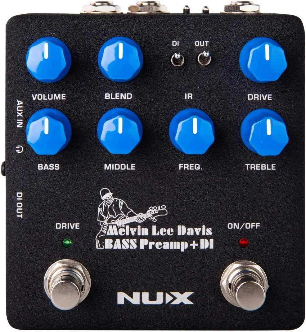 NUX-MLD-Preamplificador-de-baixo-DI-NBP-5-Pedal-de-efeito-DI-Box ...