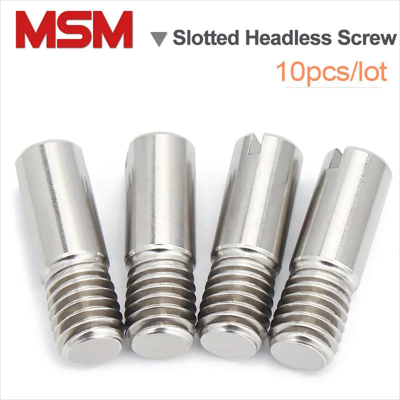 Slotted Headless Screws