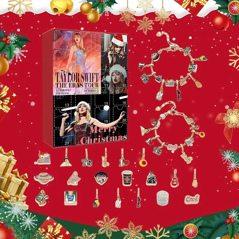 Calendario-de-Adviento-de-Navidad-decorativo-para-pulseras-Taylor ...