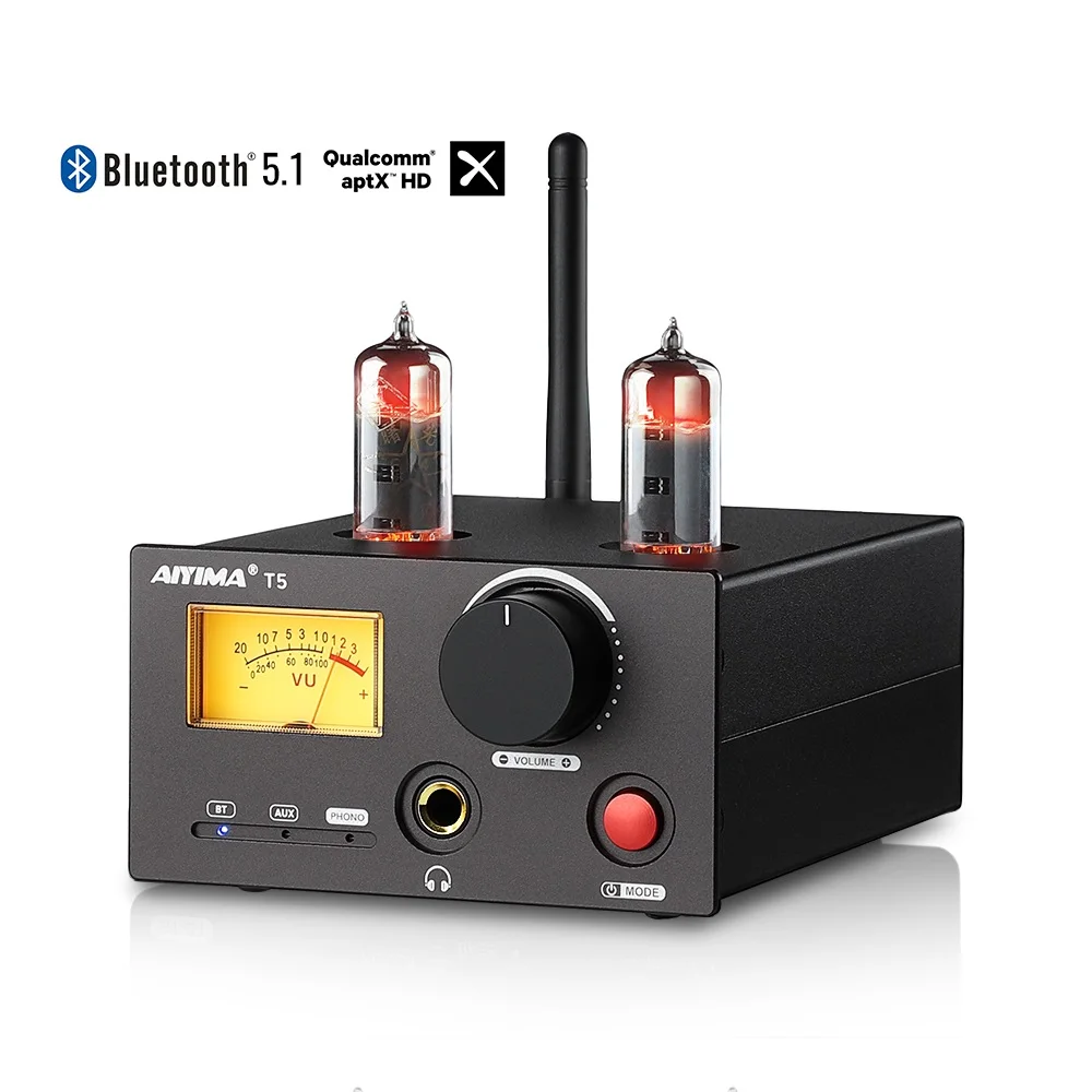 AIYIMA-T5-MM-Phono-Tube-Amplifier-NE5532-Stereo-Amplifier-Bluetooth ...