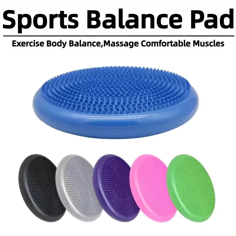 Inflatable Balance Cushion Thickened Explosion-Proof Soft For Yoga ...