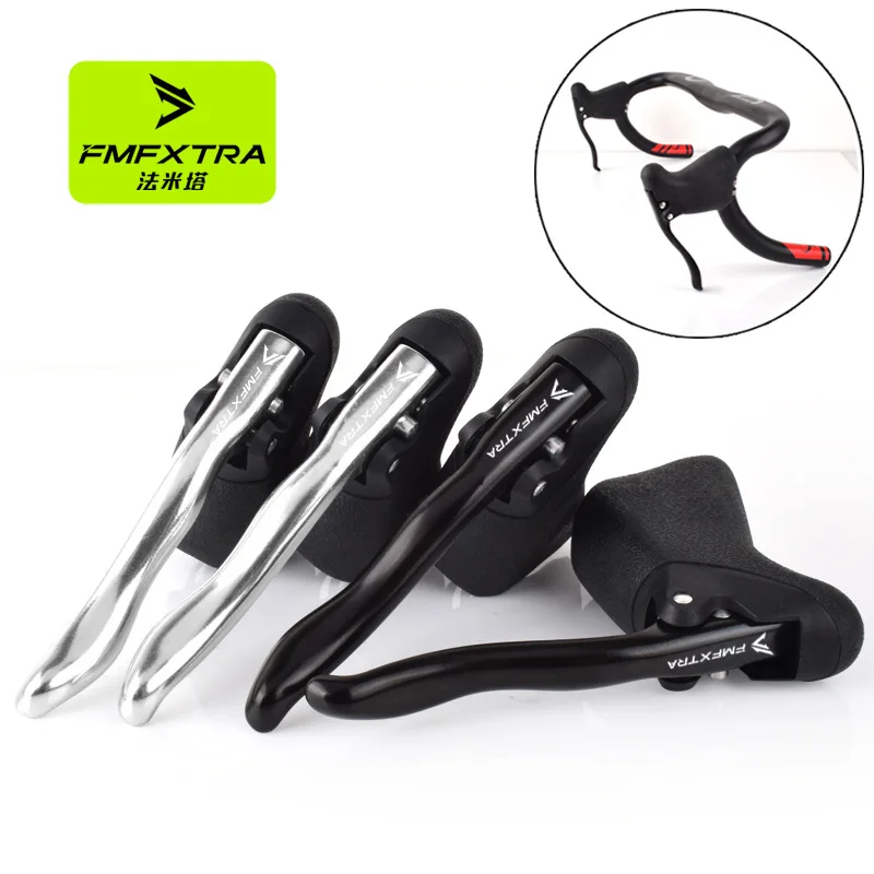 1-Pair-Bicycle-Brake-Handle-Aluminum-Alloy-Road-Bike-Handlebar-Levers ...