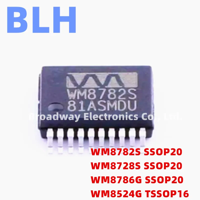 5PCS-WM8782-WM8782S-WM8782SEDS-WM8728-WM8728S-WM8728SEDS-WM8786-WM8786G ...