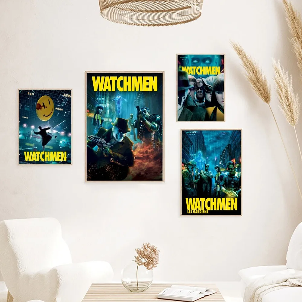 W-Watchmens-Movie-Poster-Paper-Print-Home-Decorative-Painting-Bedroom ...