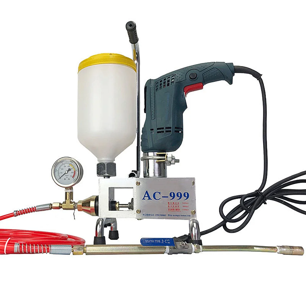 220v 1100w bomba de injeção de cola epoxy espuma de poliuretano à prova ...