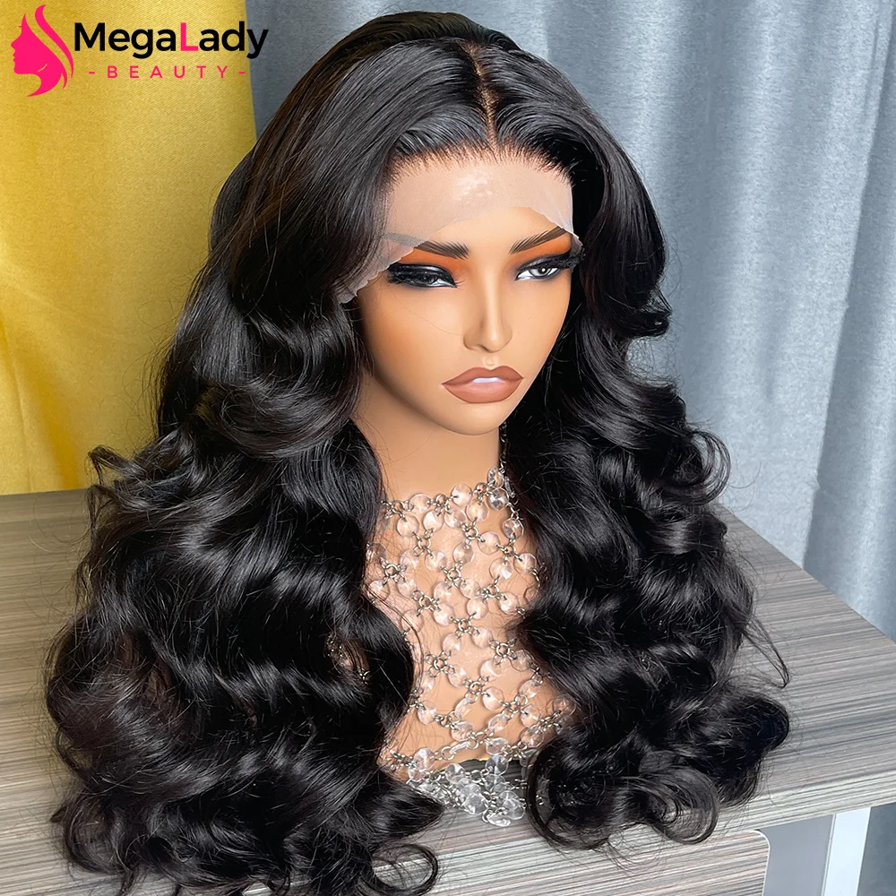 30-40inch-Body-Wave-Lace-Front-Human-Hair-Wigs-Glueless-Brazilian-13X4 ...
