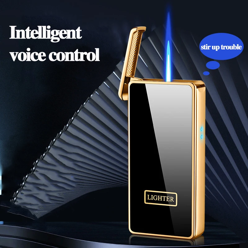 2023-Popular-Portable-Intelligent-Voice-Control-Switch-Lighter-Metal ...