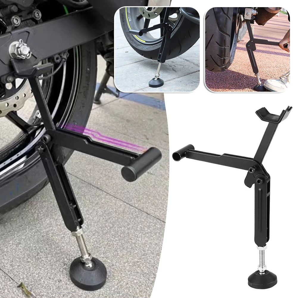 Motorcycle-Rear-Front-Wheel-Lift-Stand-Heavy-Locomotives-Lift-Frame ...