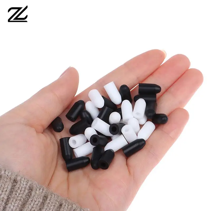 50pcs Food Grade Silicone Rubber Storage Cap Needle Cover Syringe ...