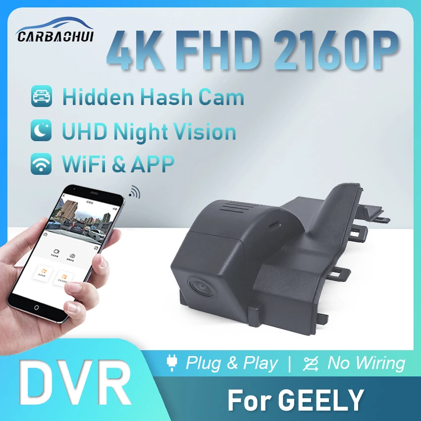 4K-Car-DVR-Dash-Cam-Camera-Parking-record-For-Geely-Tugella-Xingyue ...