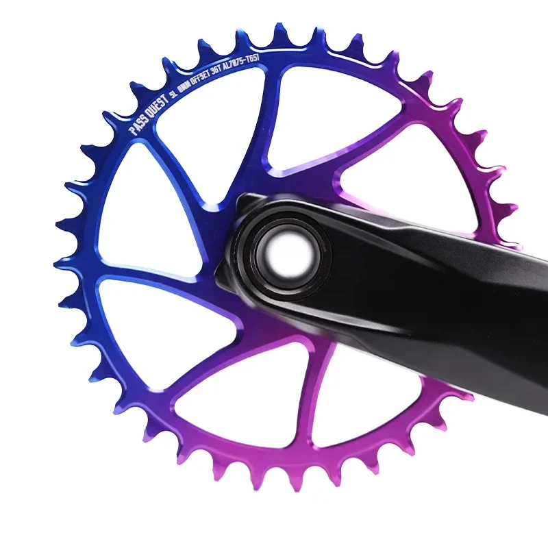 PASS QUEST 3 Nails 0mm Offset MTB Narrow Wide Chainring Supports 10/11 ...
