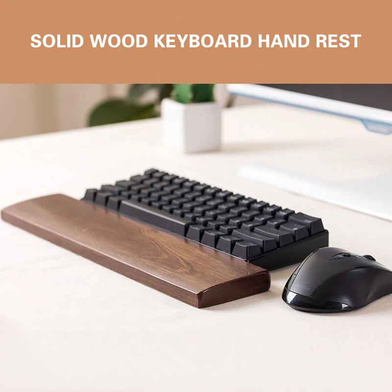Keyboard-Hand-Support-Solid-Wood-Mouse-Arm-Palm-Support-Wrist-Pad ...