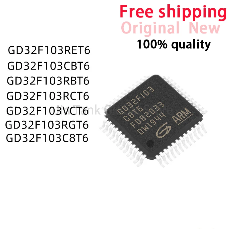 GD32F103-GD32F103RET6-GD32F103CBT6-GD32F103C8T6-GD32F103RBT6-GD32F103RCT6-GD32F103VCT6 ...