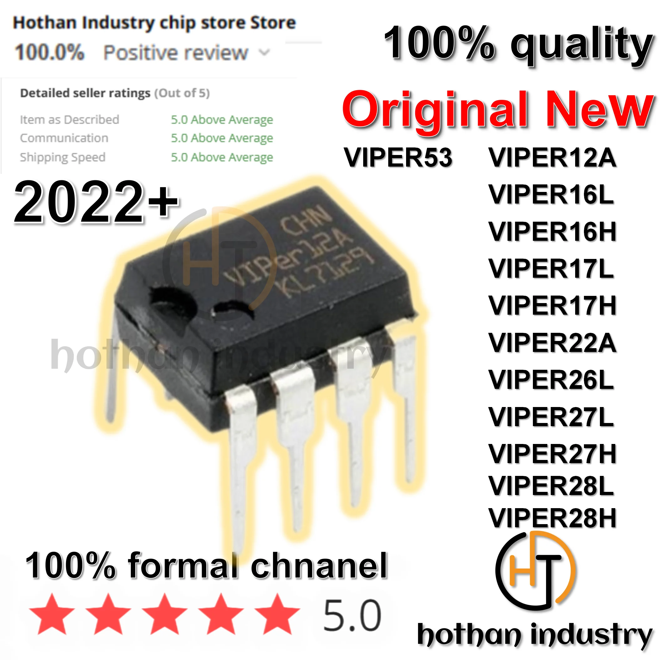 5-10pcs 100% New Original VIPER12A VIPER22A VIPER16L VIPER16H VIPER17L VIPER17H VIPER26L ...