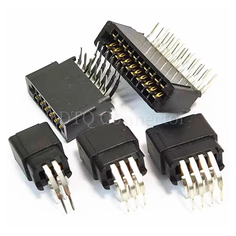5PCS-2-54mm-pitch-Curved-Pin-Edge-Card-Connector-Slot-bus-socket-Gold ...