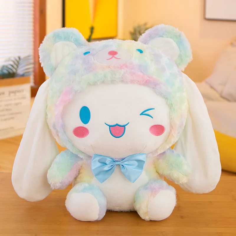 Peluche de perro Sanrio Jade de Hello Kitty Tie Dye Kuromi de MINISO ...