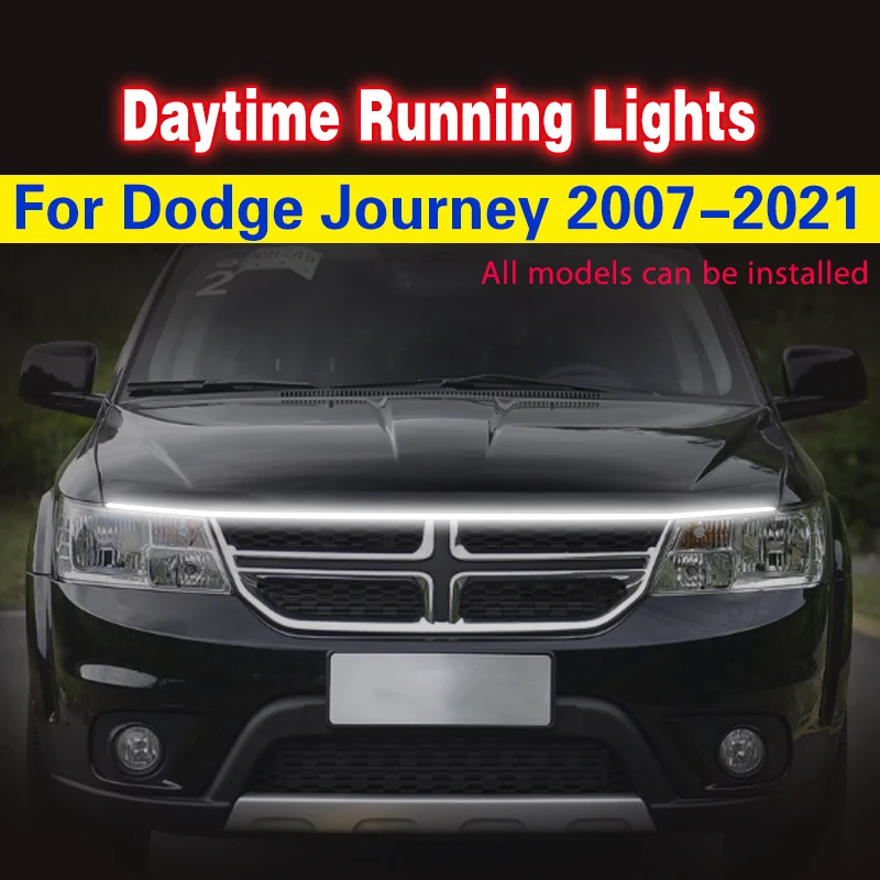 1pcs Led Car Daytime Running Light Fog Lamp Signal Drl 12v For Dodge ...