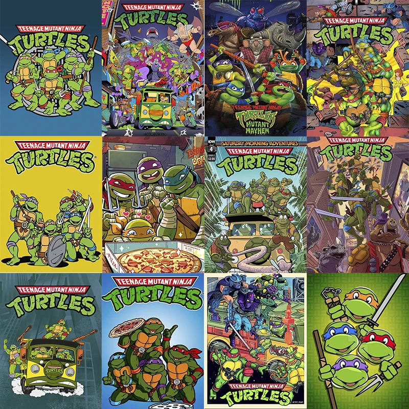 2024-new-5D-DIY-Teenage-Mutant-Ninja-Turtles-Diamond-painting-kit ...