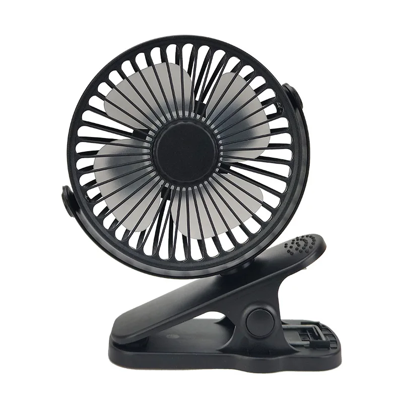 Portable Mini Hand Clip Fan USB Charging Quiet Desktop Electric Fan ...