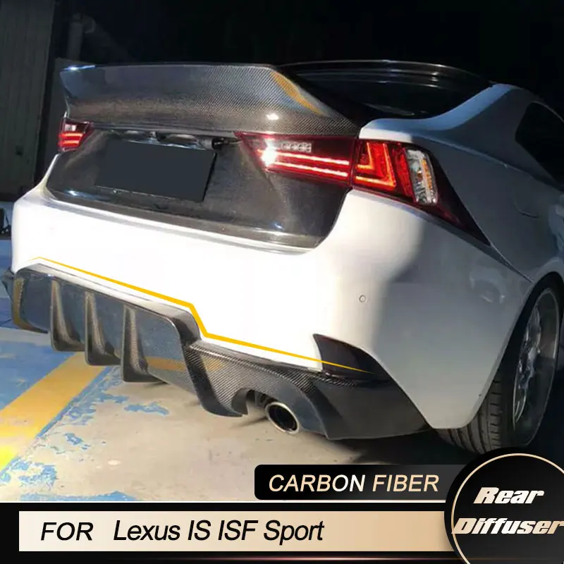 Rear-Bumper-Diffuser-Lip-Spoiler-for-Lexus-IS-ISF-Sedan-4-Door-IS350 ...