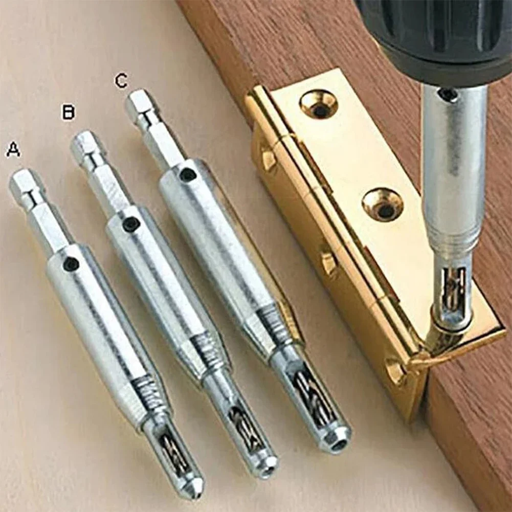 3pcs-Self-Centering-Hinge-Drill-Bits-Door-Window-Cabinet-Woodworking-Hole-Puncher-Wood-Reaming ...