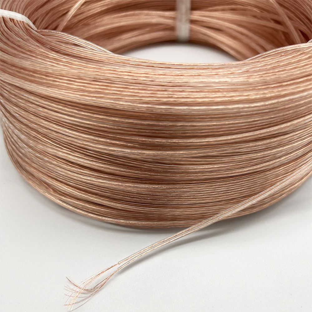 24-30-AWG-Horn-Cable-2-pin-Flat-Ribbon-Transparent-Soldering-Wire-LED ...