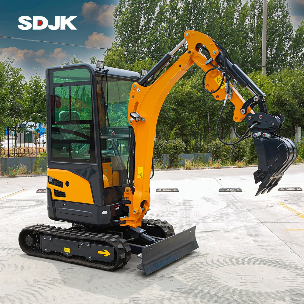 800kg Hydraulic Mini Excavator Mini Digger Loader Bagger With ...