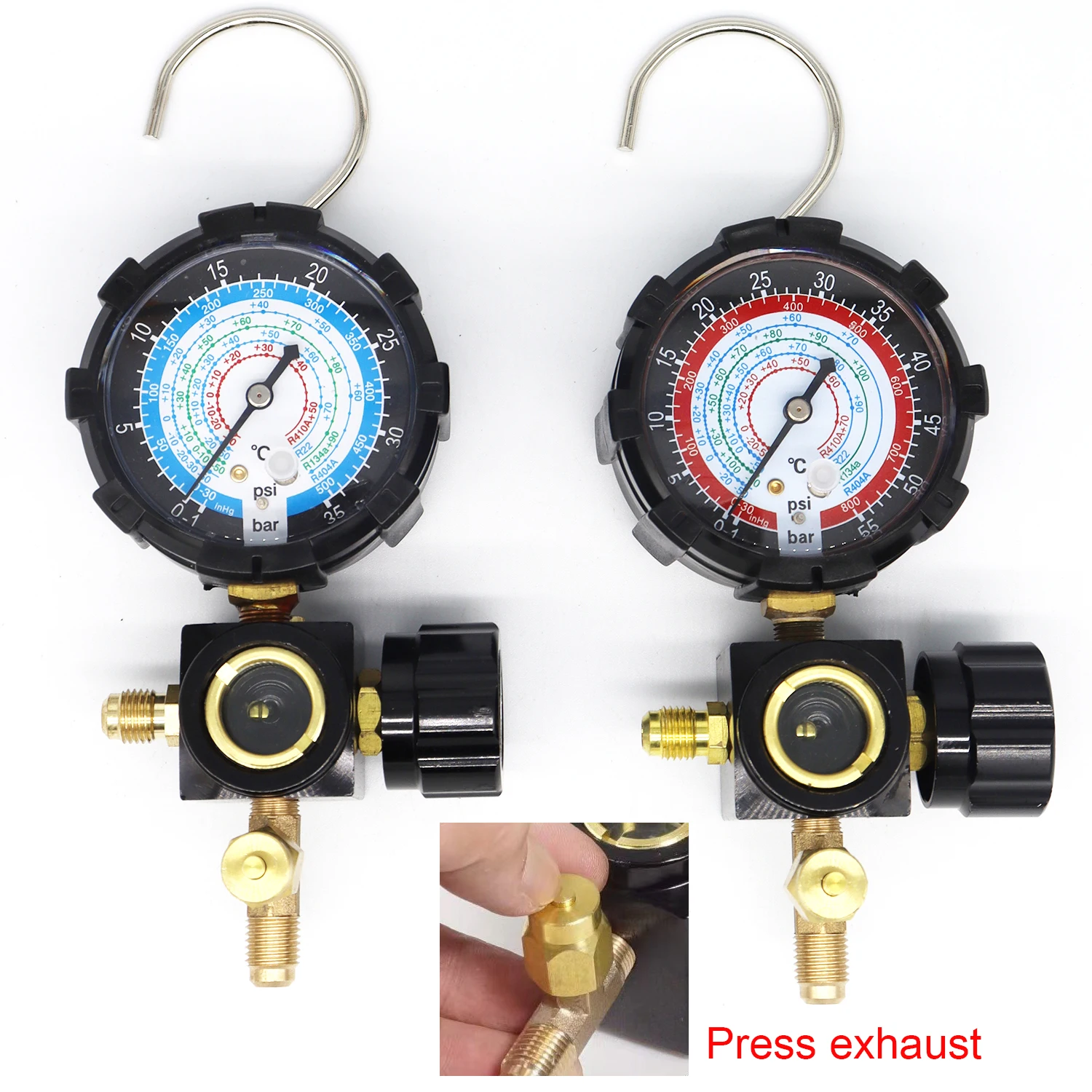 Diagn-stico-Manifold-Freon-Gauge-Set-Alta-Press-o-A-C-Ferramenta-de ...