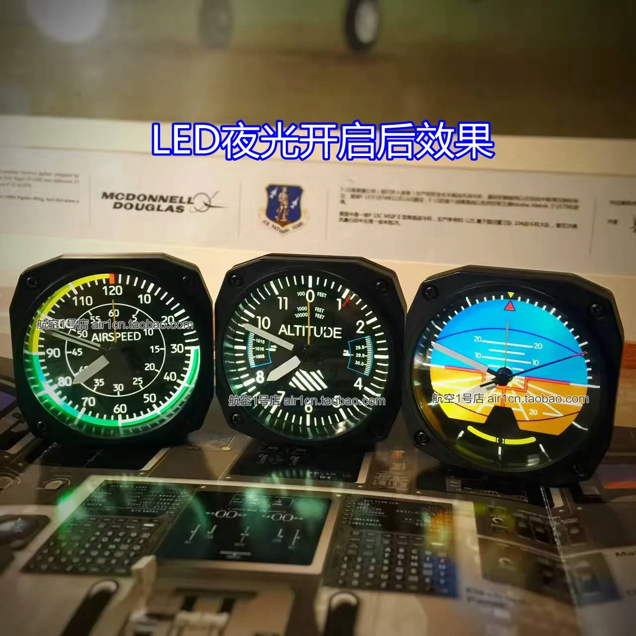 Aviation-No-1-Aviation-Clock-Aircraft-Instrument-Clock-Simulation ...
