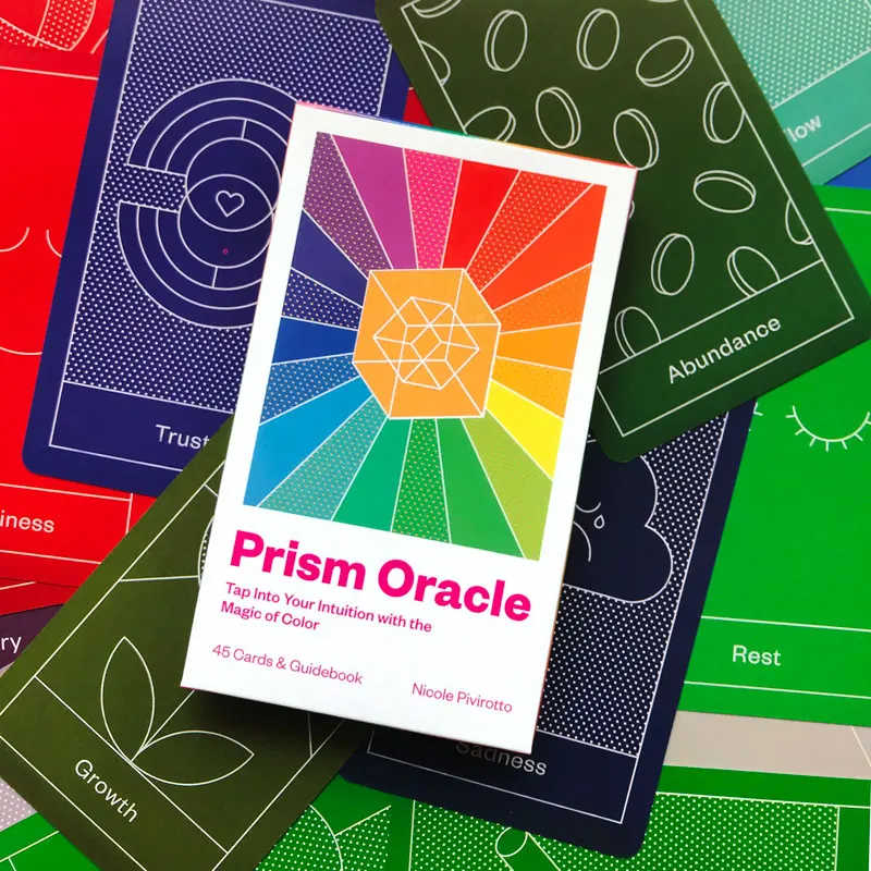 Hot Sales Prisms Oracle Tarot Card Fate Divination Prophecy Card Family 