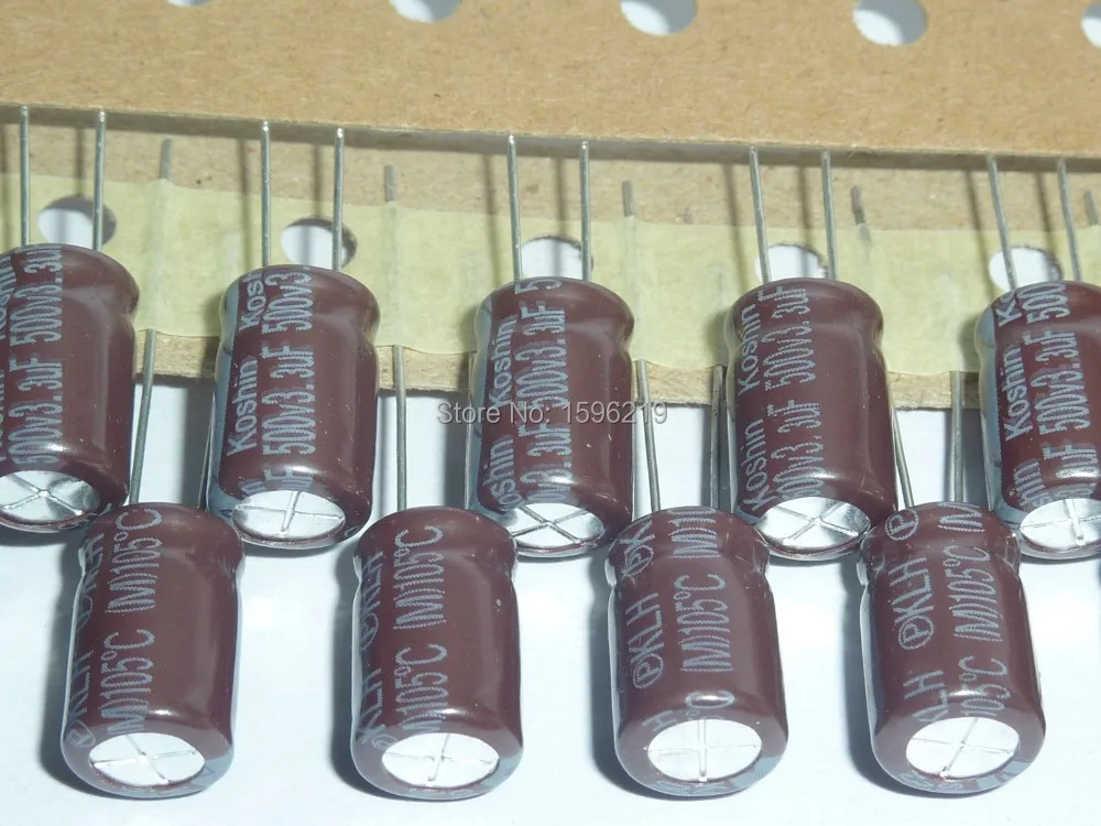 10pcs-3-3uF-500V-KOSHIN-KLH-Series-8x12mm-Low-Impedance-500V-3-3uF-450V ...