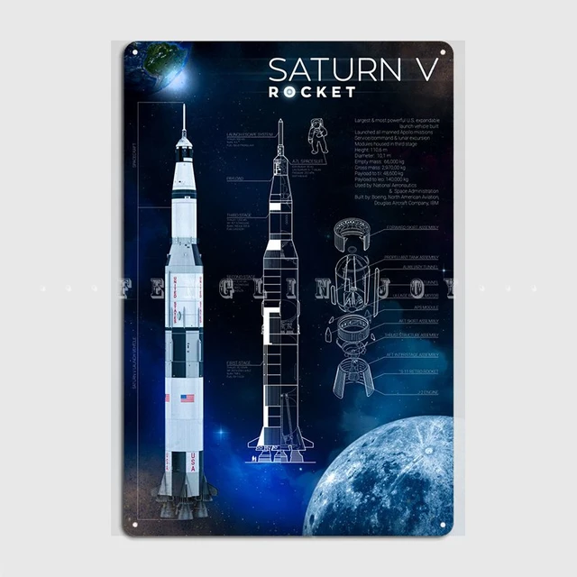 American Space Rockets Poster