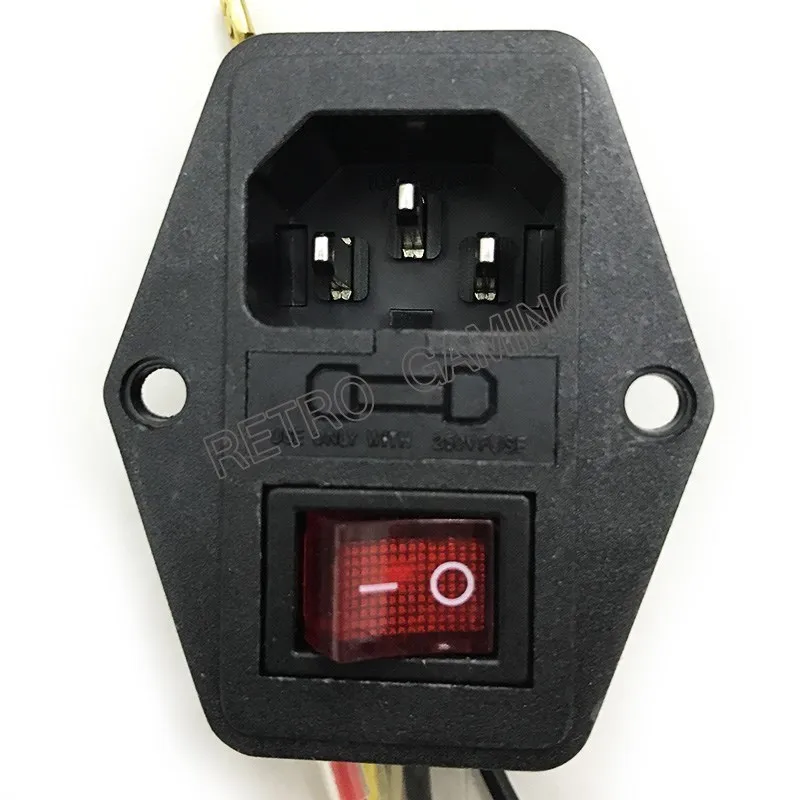 On/off Switch Socket With Female Plug For Power Supply Cord Jamma ...