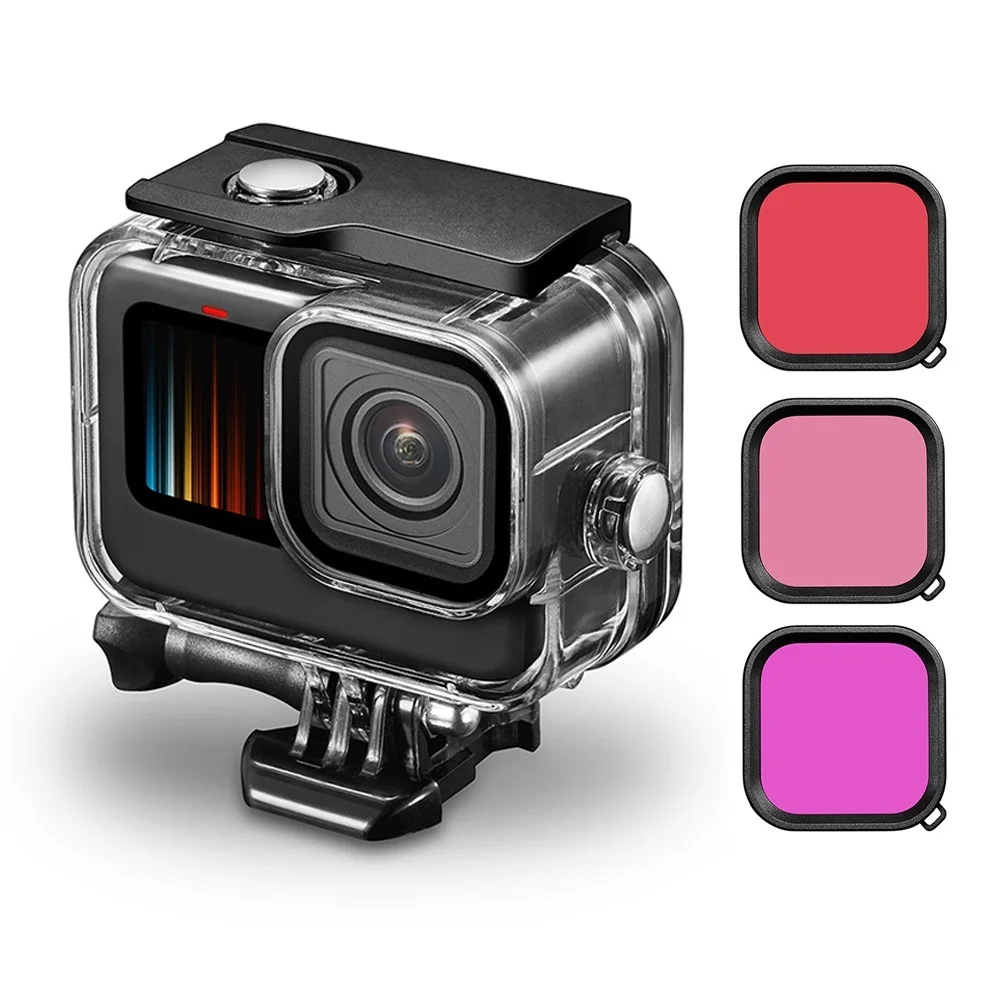 GoPro-Hero-11-10-9-Black-Waterproof-Case-Housing-Diving-Protective ...