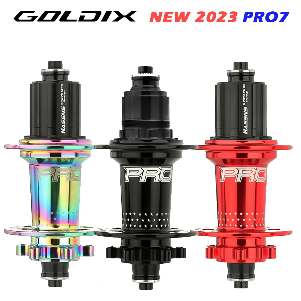 HASSNS-PRO7-Bicycle-Hubs-24-32Holes-J-Bend-Spokes-4Pcs-Sealed-Bearing ...