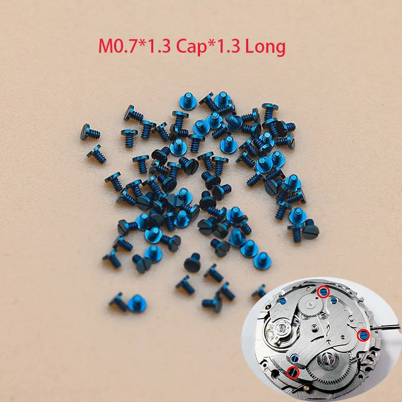 Blue-Screw-M0-7-1-3Cap-1-3-Long-Mechanical-Watch-Movement-Accessories ...