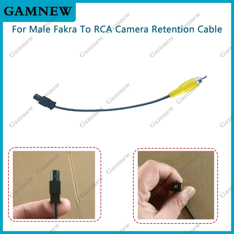 Male-Fakra-To-RCA-Camera-Retention-Cable-For-Mercedes-Land-Rover ...