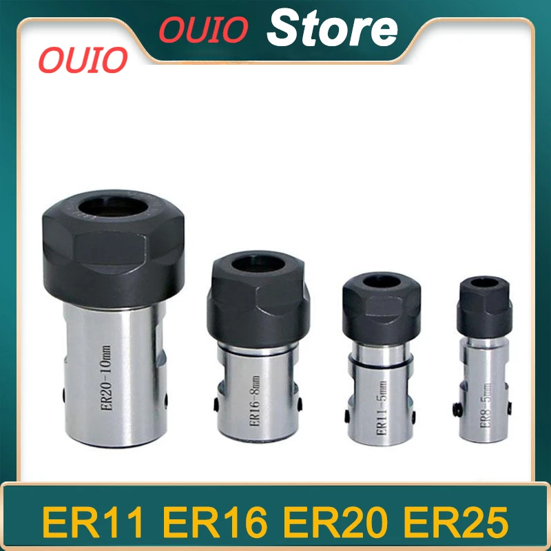 OUIO-ER8-ER11-ER16-ER20-ER25-Chuck-collet-Spindle-Motor-Shaft-Extension ...