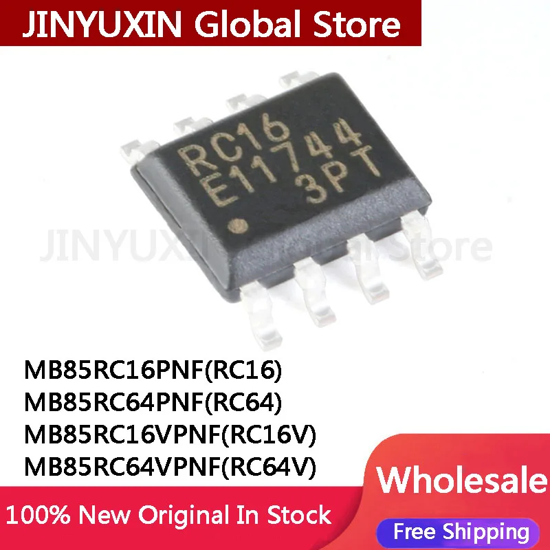 10Pcs-New-MB85RC16PNF-RC16-MB85RC64PNF-RC64-MB85RC16VPNF-RC16V ...